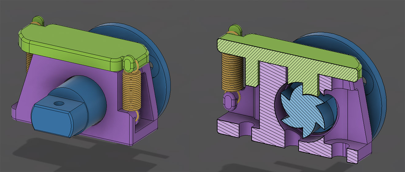 Added one-way rotating mechanism (update: parts arrived) – zinstax